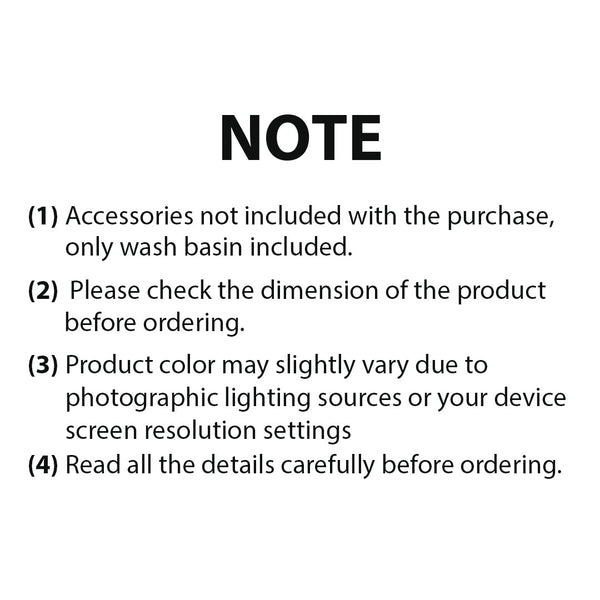 ADDY Wall Mounted Half Pedestal Wash Basin for Bathroom White Rectangl ...